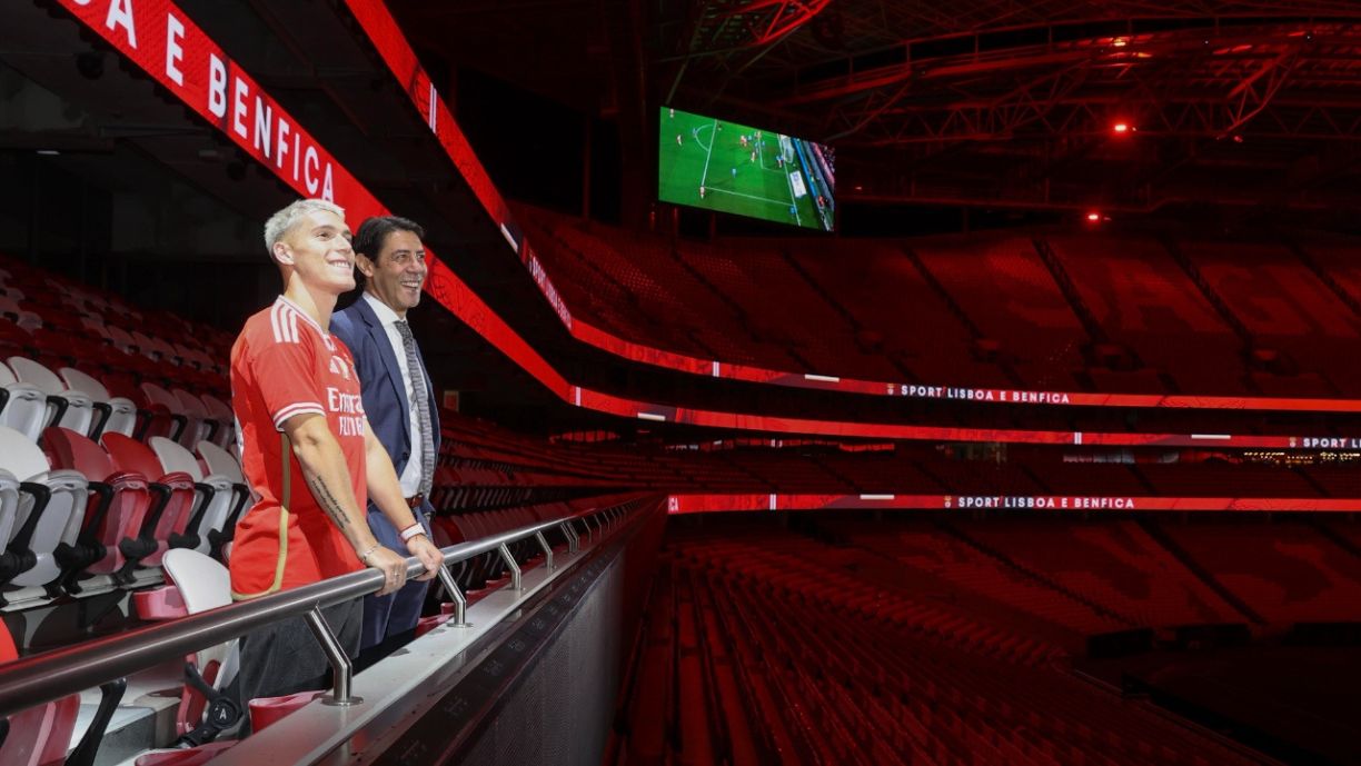 APRESENTAÇÃO DE BENJAMÍN ROLLHEISER NO BENFICA